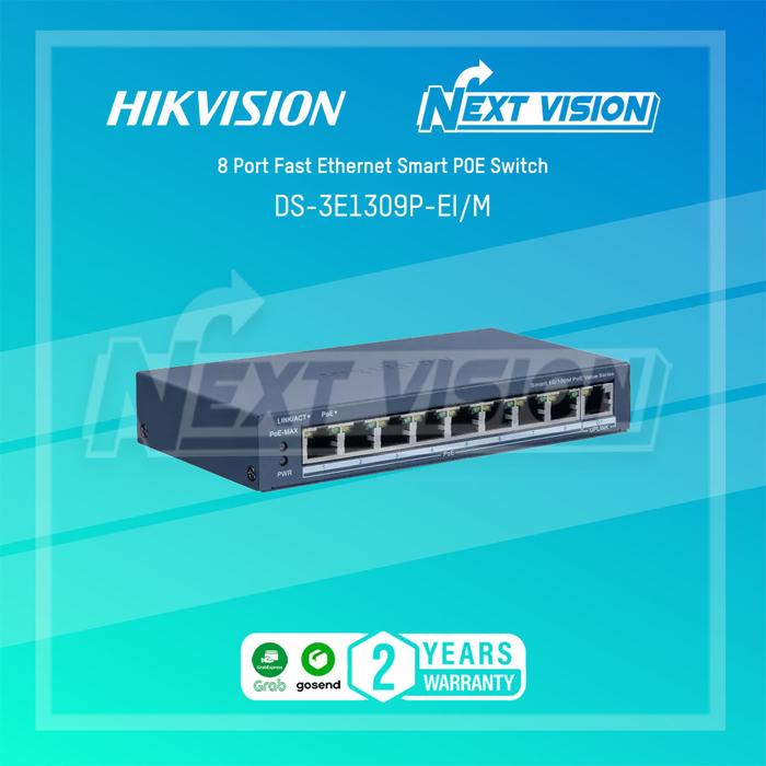 Jual DS-3E1309P-EI/M - HIKVISION SMART POE SWITCH 8 PORT POE 1 UPLINK - Jakarta Barat - Next ...