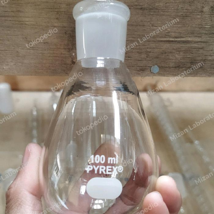 Jual labu Evapurator atau nasu flask 100 ml bahan PYREX - Kab. Bandung ...