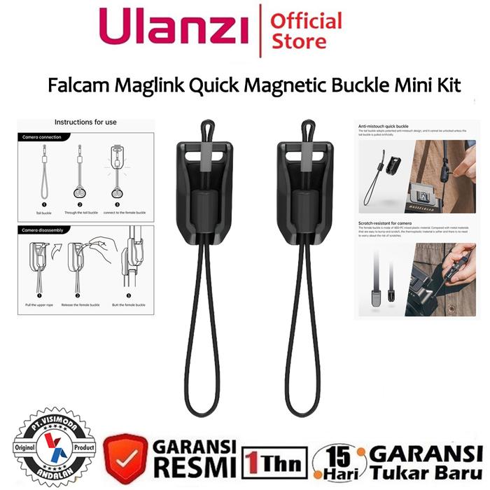 Jual Ulanzi Falcam Maglink Quick Magnetic Buckle Mini Kit for Strap ...
