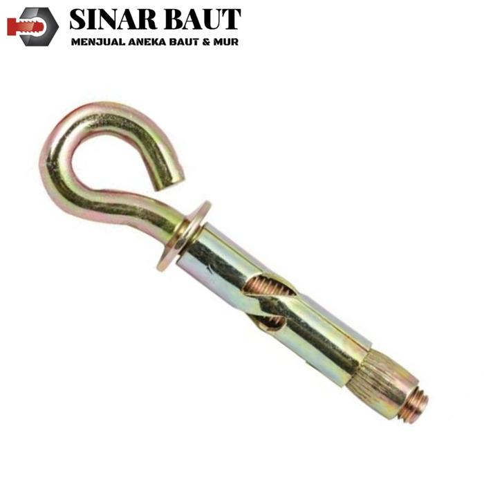 Jual dynabolt eye anchor bolt screw anchor bolt Hook anchor bolt - EYE ...