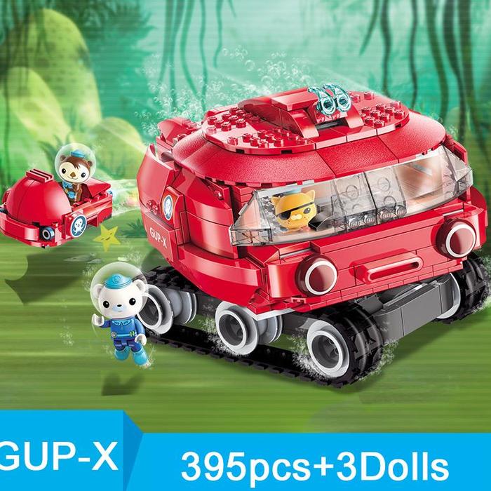 Jual New 395pcs Genuine Octonauts Octopod GUP-X Building Block Launch a ...