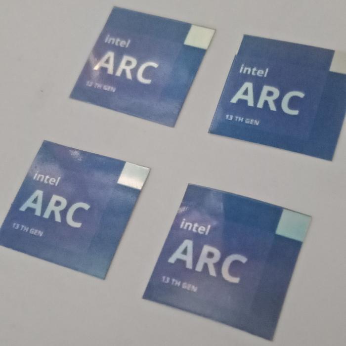 Jual stiker laptop ARC version intel core 13th hologram - Kota Bekasi ...