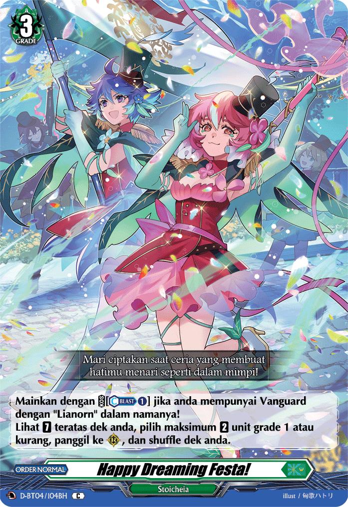 Jual Happy Dreaming Festa! (C) | D-BT04 | Bahasa Vanguard - Jakarta Barat - Carttu | Tokopedia