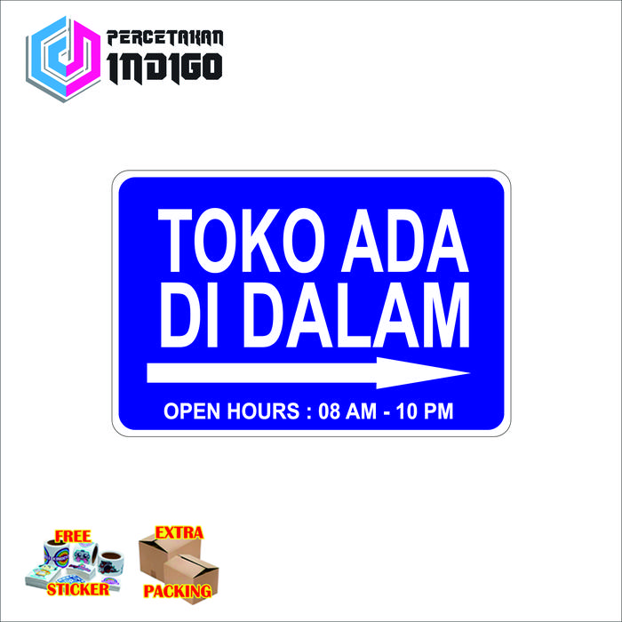 Jual plat alumunium rambu toko ada di dalam type b - Kab. Bekasi ...