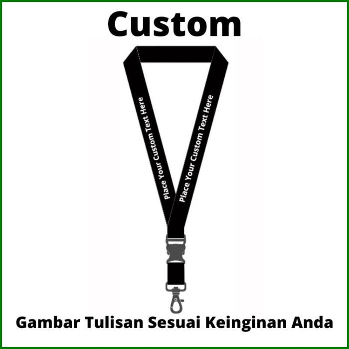Jual [Kampus Merdeka] Tali Lanyard Custom / Custom Lanyard Name Tag ...