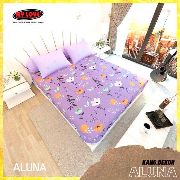 Jual Sprei My Love Motif Premium 160X200 180X200 King Queen Single NO 1 ...