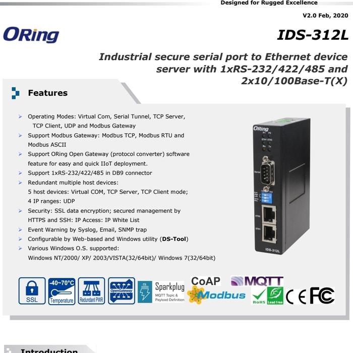 Jual Serial Device Server RS-232/RS-422/RS-485 to Ethernet 2 Port - Kota Bekasi - INNELCOM ...