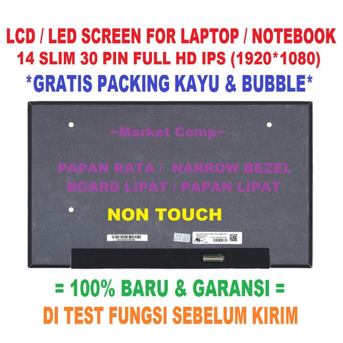 Jual LAYAR LCD LED SCREEN LAPTOP NOTEBOOK 14 LP140WFH SP M1 M2 NV140FHM ...