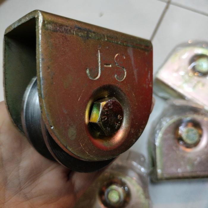 Jual Roda Pintu Gerbang Besi 2,5" unk besi behel/rell 12mm ( besi bulat ...