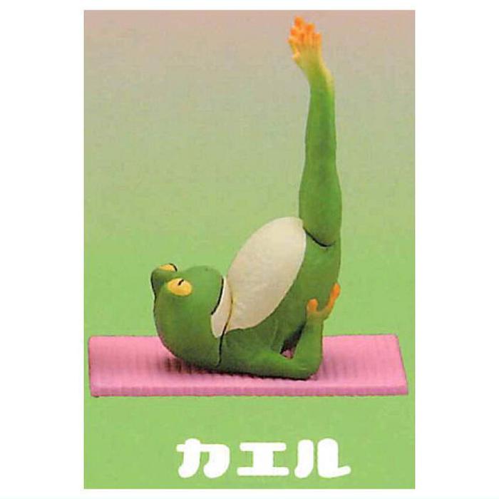 Jual Figure Animal Yoga Time Kunio Sato Capsule Q Museum Kaiyodo - Frog ...