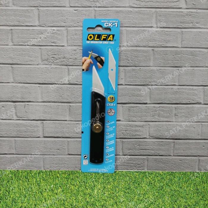 Jual Pisau Ukir Craft Knife CK-1 Olfa Black Metal Double Sided Blade - OLFA - Jakarta Barat ...