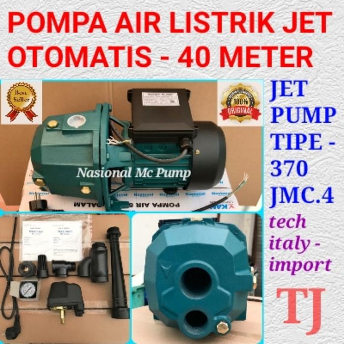 Jual mesin pompa air jet pump otomatis sumur dalam merek nasional tipe ...