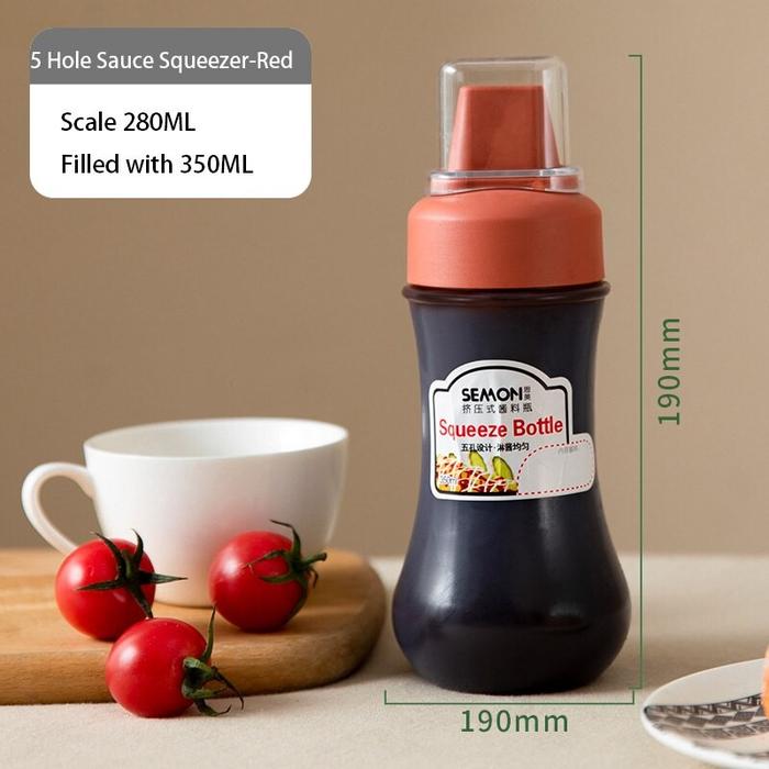 Promo SUPERMALL Botol Saos Sambal Tomat Mayonaise / Tempat Kecap - 5 ...