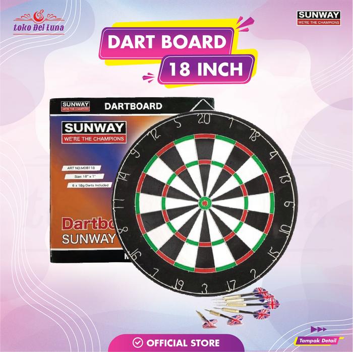 Jual papan dart 18 inch SUNWAY DART BOARD MDB118 - Kota Salatiga - toko ...
