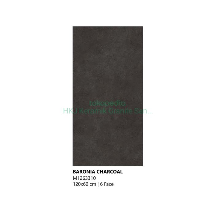 Jual Keramik Lantai Porcelain Baronia Charcoal Matt ukuran 120x60 - Kab. Bandung - hkj bangunan ...