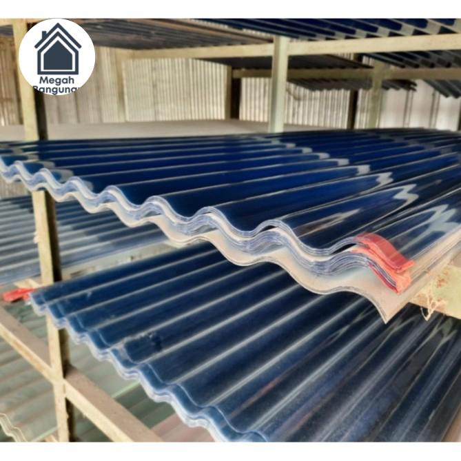 Jual Atap Fiber Gelombang Transparant Starlite, Solartuff, Super Jumbo ...