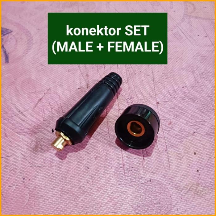 Jual Socket/connektor kabel las listrik 450 | 900 Watt - male female ...