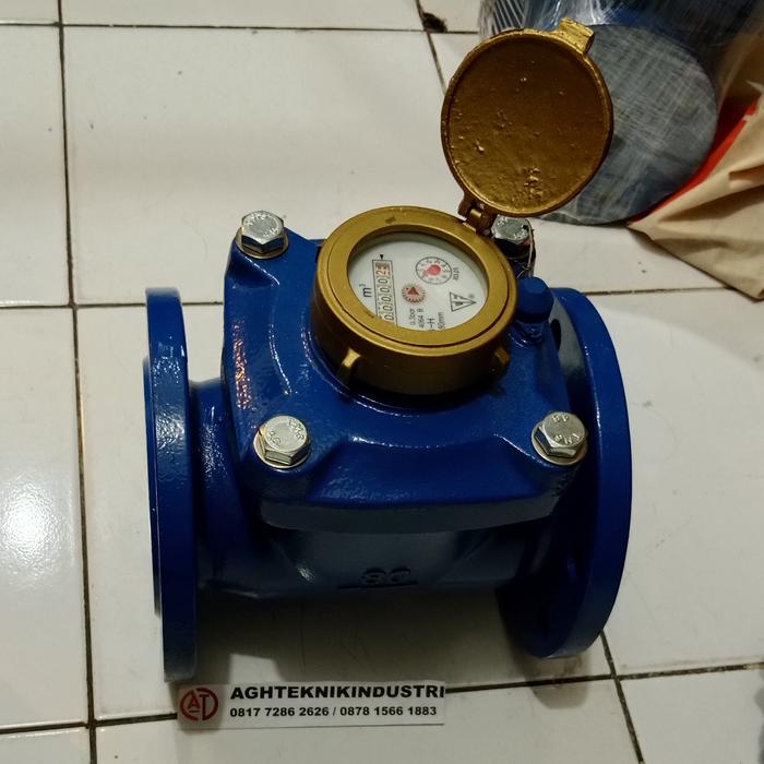 Jual Water Meter Dia. 3" / Flow Meter / Meteran Air Flange B&R SNI ...