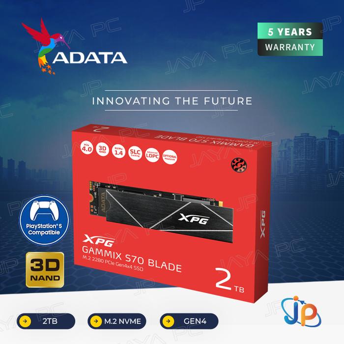 Promo ADATA SSD XPG Gammix S70 Blade M.2 Pcie Gen4 Nvme 2TB - 2 TB Cicil 0% 3x - Jakarta Pusat ...