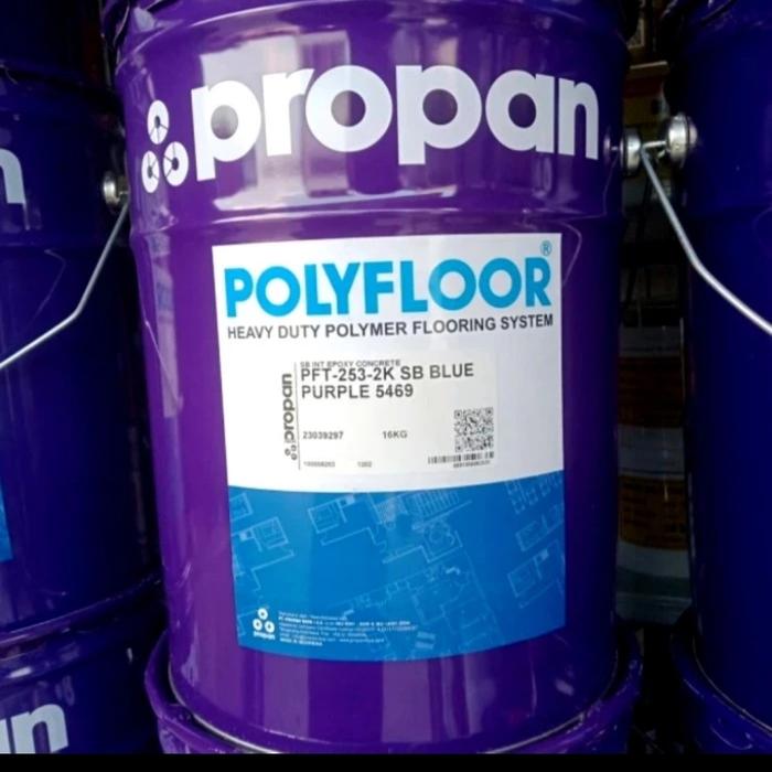Jual Propan Polyfloor Epoxy Lantai PFT 253 2K SB BLUE PURPLE 20Kg Set ...