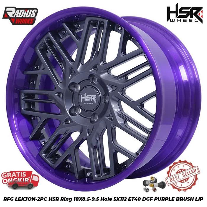 Jual Velg Mobil FORGED HSR R18 for Xpander XL7 Ertiga warna Purple Ungu ...