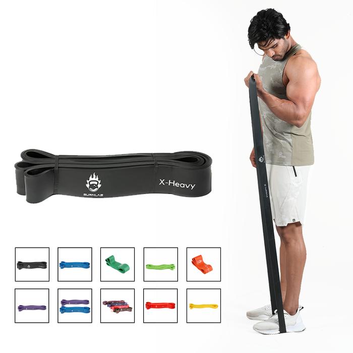 Promo BURNLAB Resistance Band | Tali Karet Fitness (Pull Up & Powerlift ...