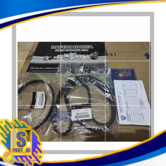Jual timing teming belt set eterna lancer dangan dohc GTI ORIGINAL KTB ...