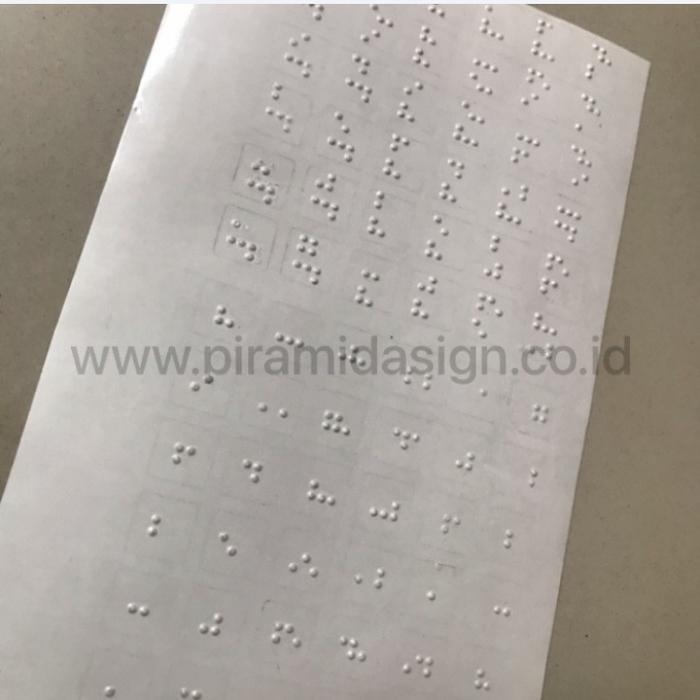 Jual Custom Stiker Braile Keyboard Keypad Set Di Seller Velvet Store ...