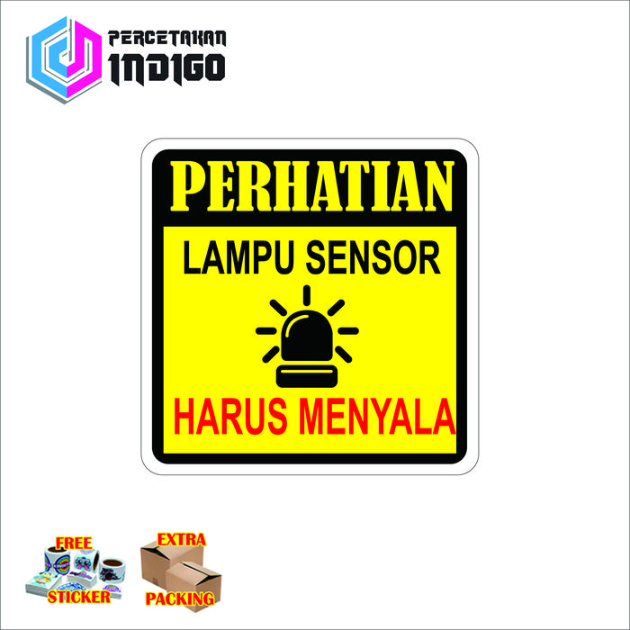 Jual plat alumunium rambu rambu lampu sensor harus menyala - Kab ...
