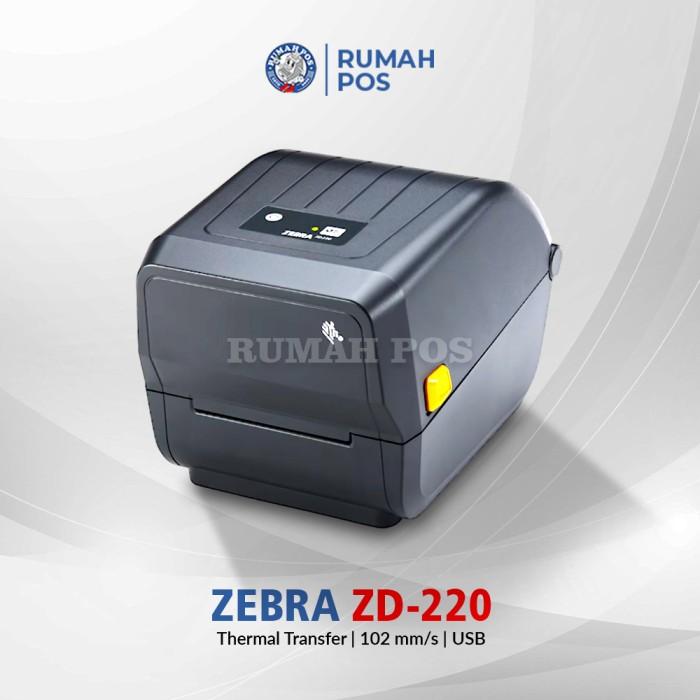 Jual Printer Label Stiker ZEBRA ZD220 Cetak Resi Barcode AUTO KALIBRASI ...