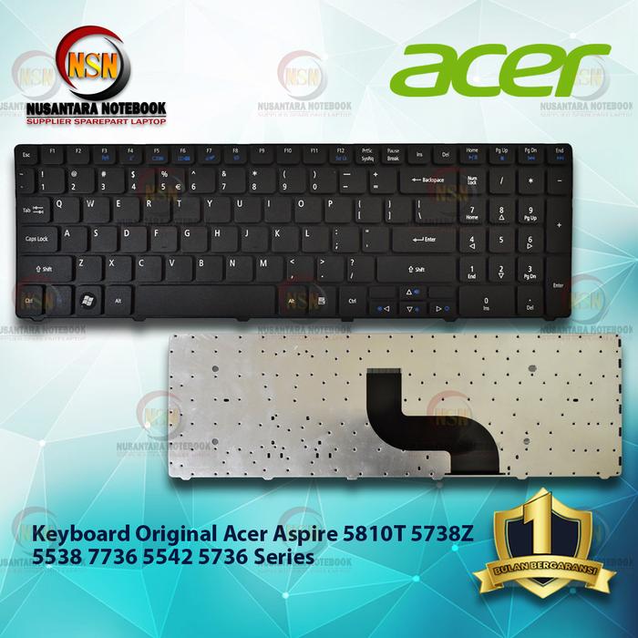 Jual Keyboard Acer Aspire 5810t 5738z 5538 7736 5542 5736 Series ...