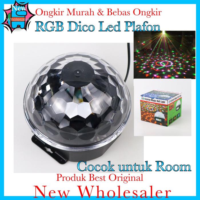 Jual Lampu Red Disco RGB gerak Jalan Corak Room karaoke musik plafon ...