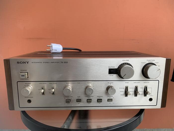 Jual Ampli Amplifier SONY Integrated Stereo Amplifier TA-3650 - Kota ...