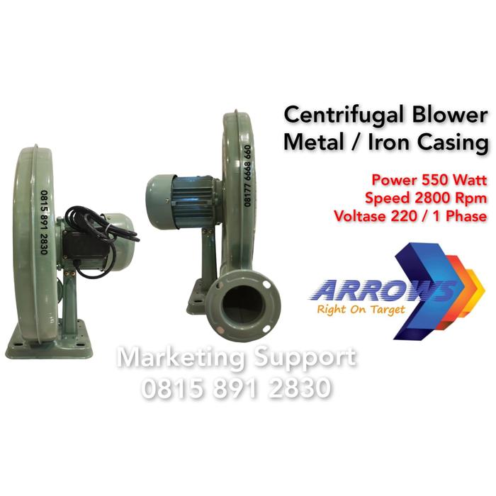 Jual Blower Tiup 550w Pressure Blower 550w Blower Tungku 550w METAL ...
