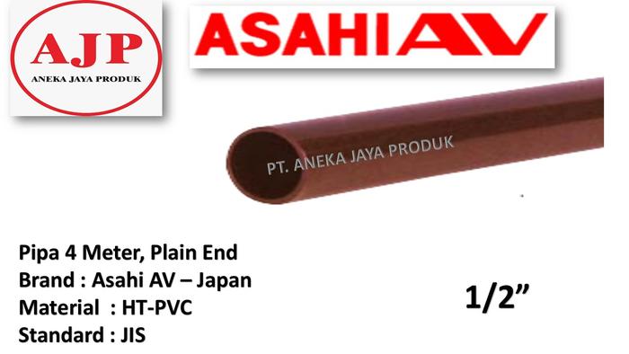 Jual PIPA 4 METER/LGTH, PLAIN END HT-PVC JIS - ASAHI ( JAPAN ) - 1/2 INCH - Jakarta Utara ...