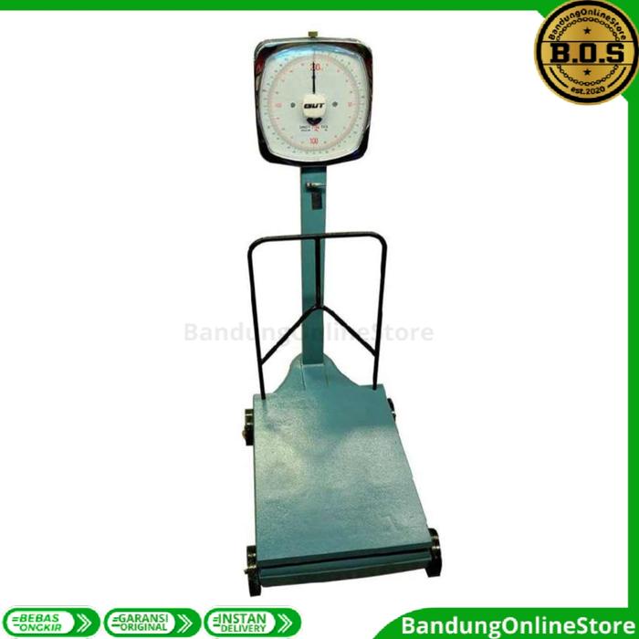 Jual GUT Timbangan Barang Analog 500 Kg Dengan Tera Timbangan Duduk Scale - Kota Bandung ...