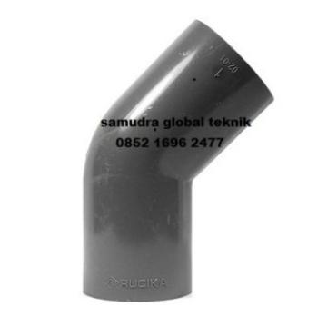 Jual Knee PVC 45 AW 1 Inch Rucika Elbow PVC AW 1" Rucika - Jakarta ...