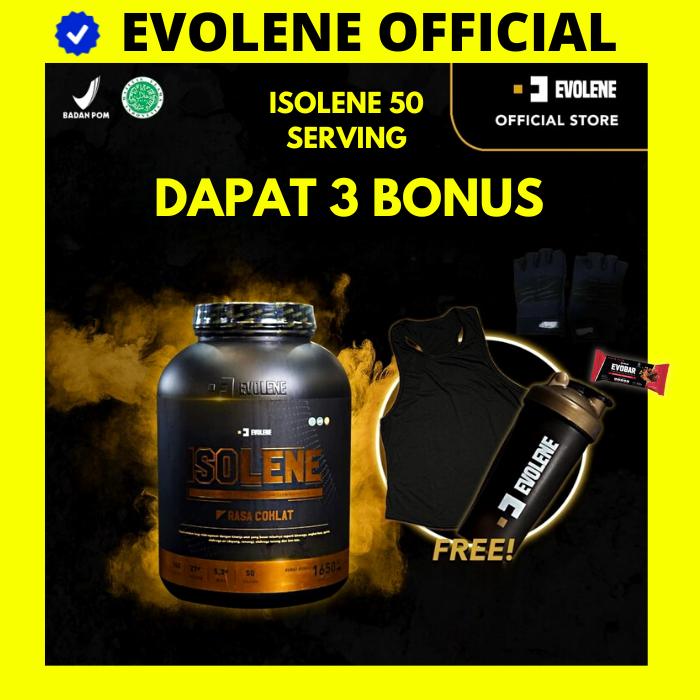 Promo ISOLENE 50 SACHET 1.65 KG WHEY ISOLATE BPOM HALAL SUSU PROTEIN ...