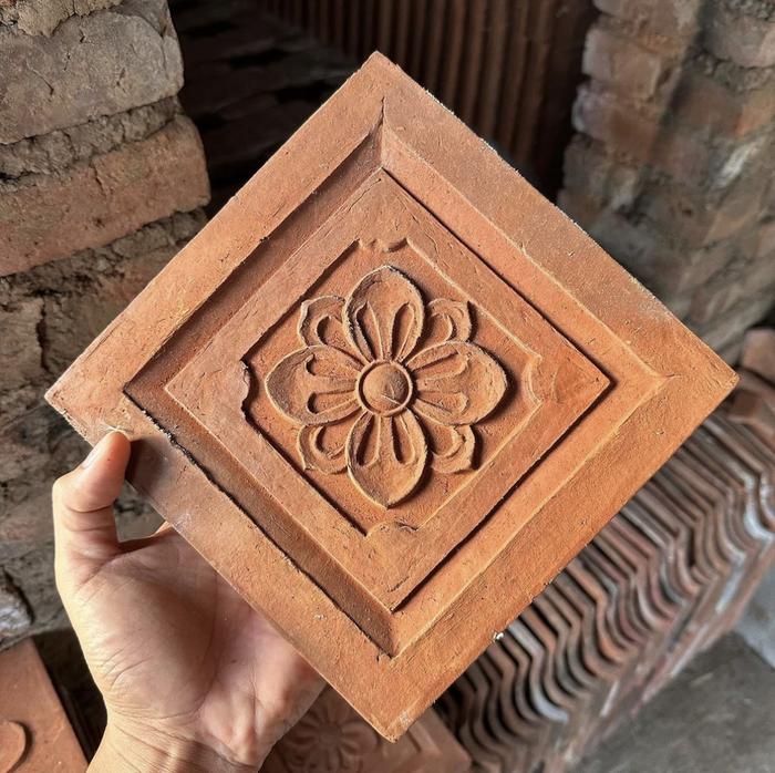 Jual hiasan dinding ruang tamu / bata tempel / terakota motif bali ...