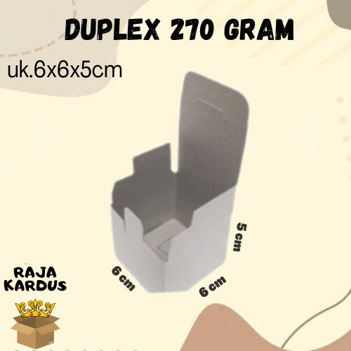 Jual Kardus Kemasan/ Kardus Packaging/Box Duplex 270 gram uk.6x6x5cm ...