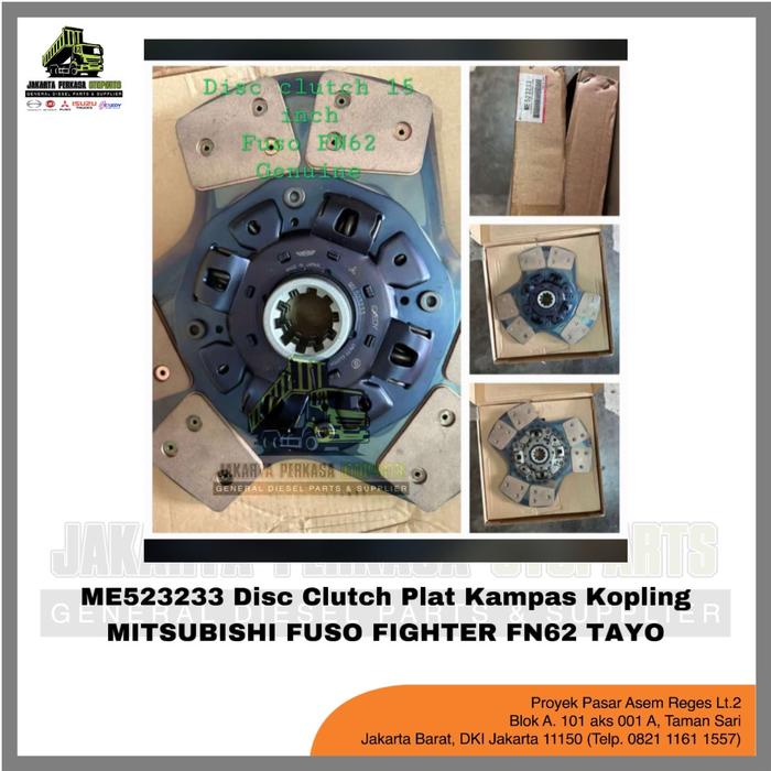Jual ME523233 DISC CLUTCH PLAT KAMPAS KOPLING MITSUBISHI FUSO FIGHTER ...