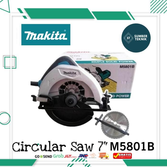Jual MAKITA M5801B Circular Saw 7" Mesin Gergaji Listrik Circle Potong Kayu - Kota Pekanbaru ...