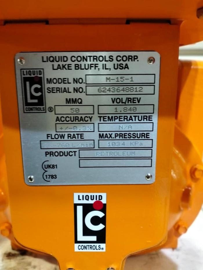 Jual Flow Meter LC (Liquid Control) M15, Type : M-15-1; Sizes : 3 Inch ...