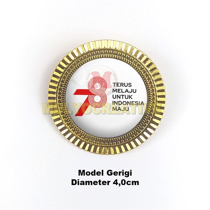 Jual Pin Logo HUT RI 78 Kemerdekaan Indonesia 17 Agustus Premium - Kab ...