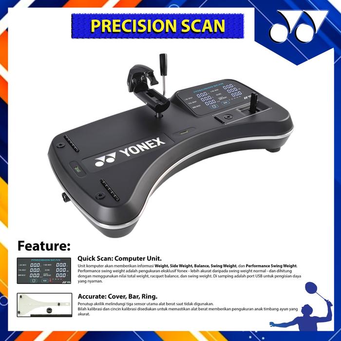 Promo Mesin Timbang Raket Otomatis YONEX PRECISION SCAN ORIGINAL Cicil ...