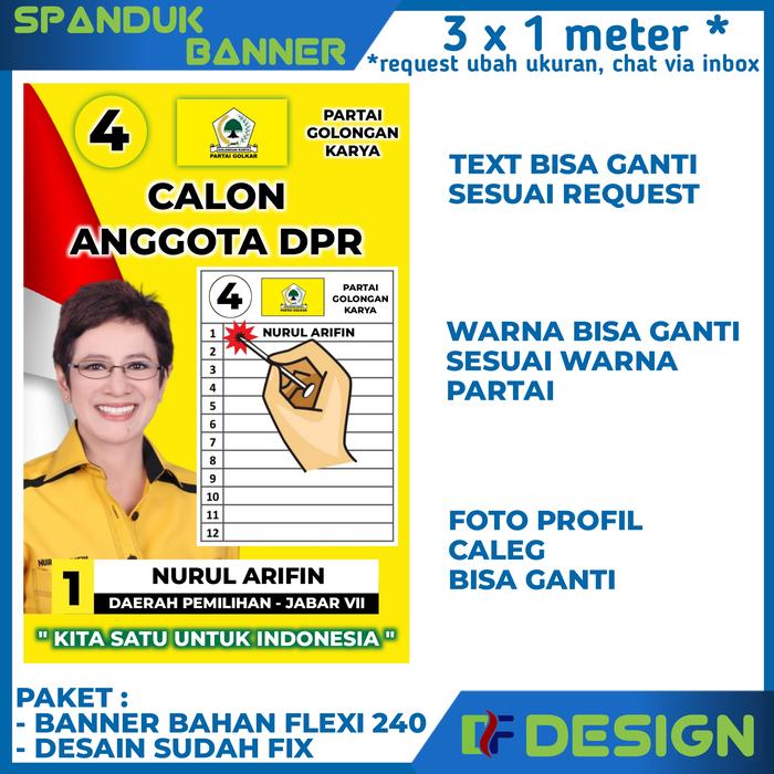 Jual SPANDUK BANNER BALIGO KAMPANYE PEMILU PILKADA CALEG PARTAI PARPOL ...