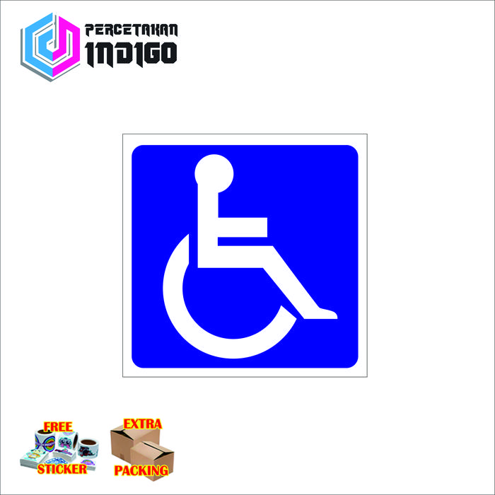 Jual plat alumunium rambu rambu tanda kursi roda - Kab. Bekasi ...
