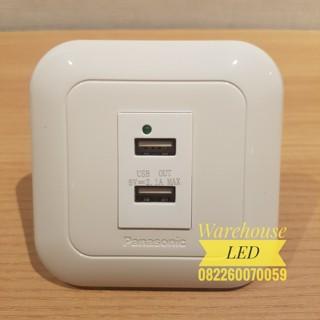 Jual Modul Data Lan UTP RJ45 Module Cat6 + Frame Panasonic - USB ...