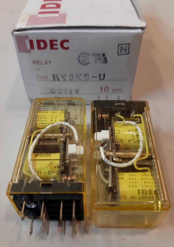 Jual IDEC RY2KS-U DC48V Latching Relay Plug-In DPDT 3A Coil 48VDC ...
