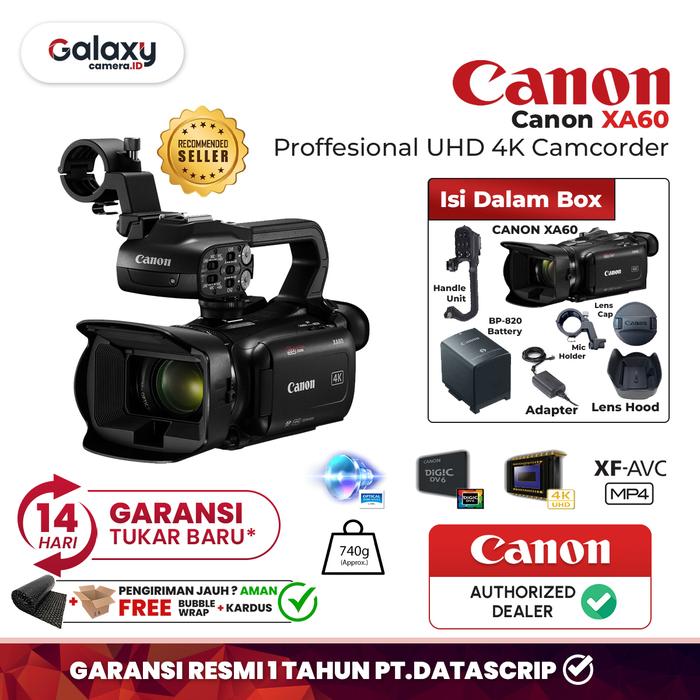 Promo Canon XA60 Professional UHD 4K Camcorder XA 60 Garansi Resmi Cicil 0% 3x - Kota Tangerang ...
